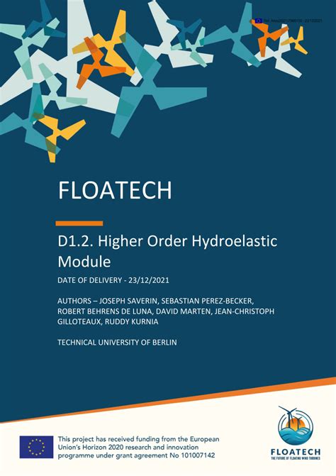Pdf Floatech D1 2 Higher Order Hydroelastic Module