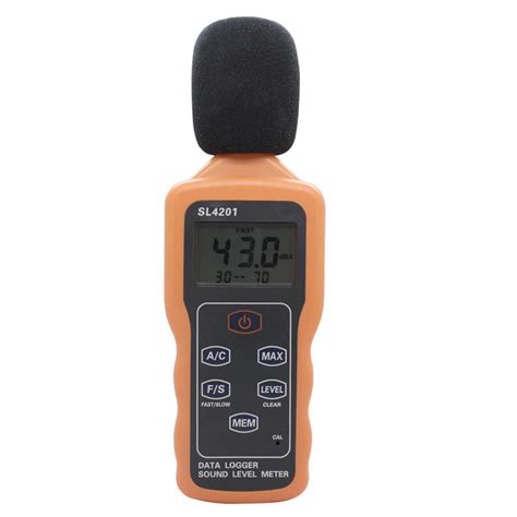 휴대용 Lcd 디지털 사운드 레벨 미터 데시벨 데이터 로거 30 130db Usb Sl4201logger Aliexpress