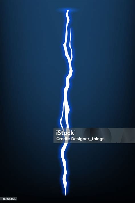 Animasi Petir Dengan Percikan Api Listrik Petir Bahaya Guntur Kuat