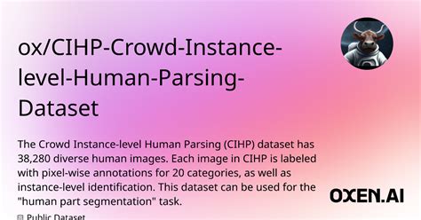 ox cihp crowd instance level human parsing dataset datasets at oxen ai