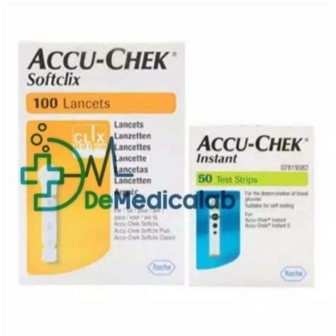 Promo Strip Accucheck Instant Isi 50 Softclick Jarum Accu Check Isi 100 Diskon 33 Di Seller