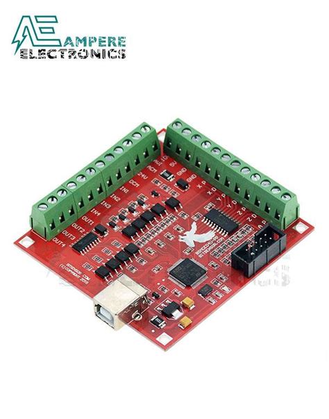 USB MACH3 100KHZ Breakout Board 4 Axis Flux Electronix