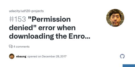 Permission Denied Error When Downloading The Enron Data Set · Issue 153 · Udacityud120