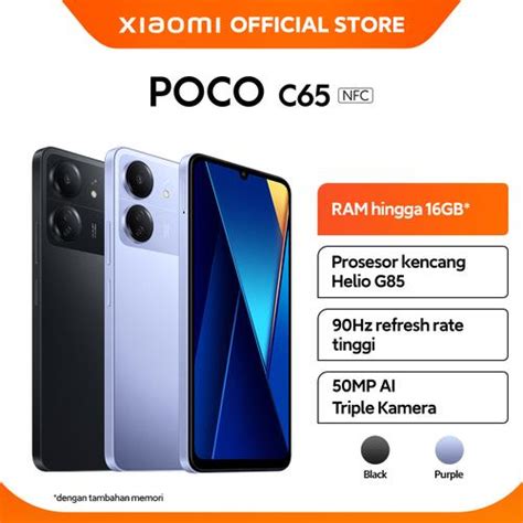 Promo Official Poco C Ram Hingga Gb Prosesor Kencang Helio G Hz Cicil X Kab