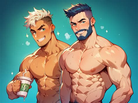 Rule 34 Ai Generated Bara Bros Being Bros Couple Malemale Male Only