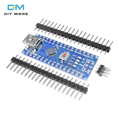 Original Kkmol Arduino 1 Pcs Mini Usb Ch340 Nano 3 0 Atmega328p กระดานควบคุมรองรับอาร์ดิวโน Nano
