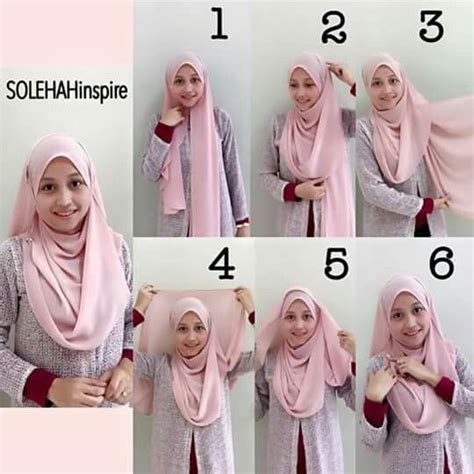 Sweet and easy shawl tutorial | Hijab, Gaya hijab, Kursus hijab