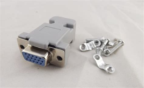 10x DB15 VGA Female 15Pin 3 Rows D Sub Connector Plastic Hood Cover Backshell EBay