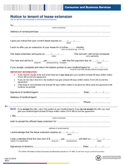 Lease Extension Sa Fill Out And Sign Online Dochub