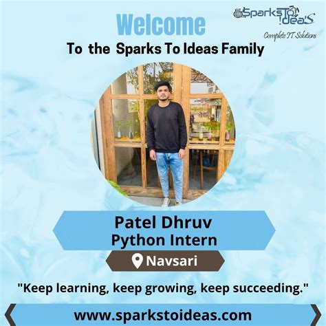 Sparks To Ideas On Linkedin Pythoninternship Pythondeveloper