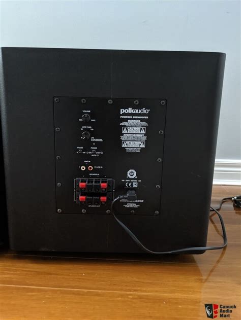 A Pair Of Polk Audio Psw125 12 Inch Powered Subwoofer Black Photo