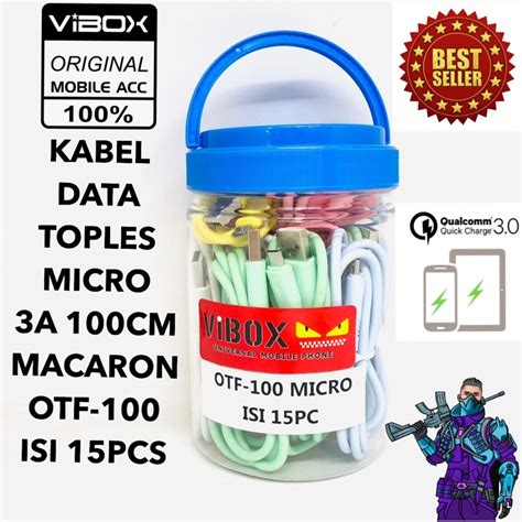 Jual KABEL DATA TOPLES MICRO 3A 100CM MACARON OTF 100 ISI 15PCS Shopee Indonesia