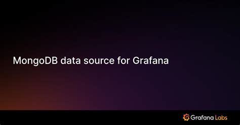 Creating Grafana Variables With Mongodb Query Dashboards Grafana