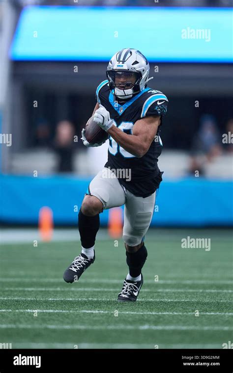 Carolina Panthers Running Back Chuba Hubbard 30 Runs With The Ball