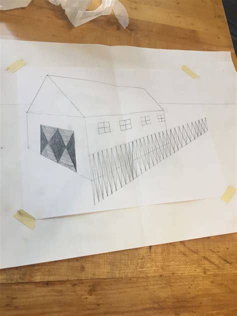 Two Point Perspective Barn