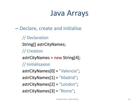 Arrays Casting And User Defined Types Ppt Download
