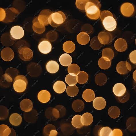 Premium Photo Abstract Bokeh Texture On Black Background