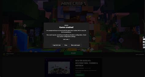 my game keeps "crashing", help? : r/Minecraft
