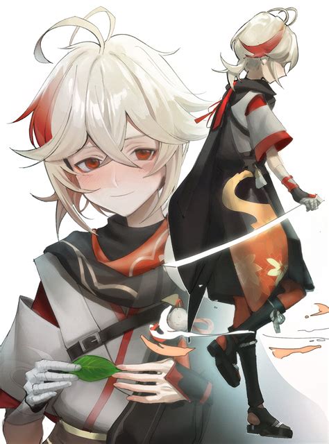 Kaedehara Kazuha Genshin Impact Drawn By Kyandii Danbooru