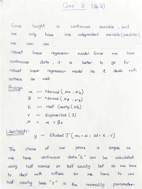 Activity Linear Robust Regression Solution Pdf