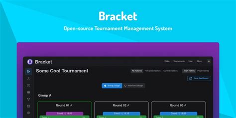 Bracket Open Source Tournament Management System Made With Reactjs