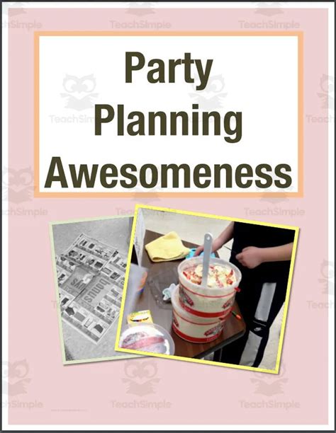 Party Planning Math Project Use A Budget Add Decimals And Make A