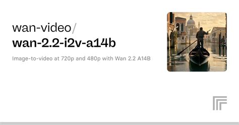 Wan 22 14b Image To Video