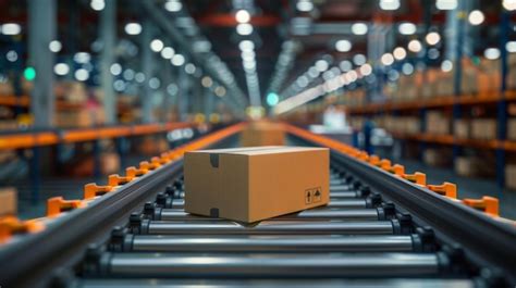 premium photo automated logistics system in a distribution center