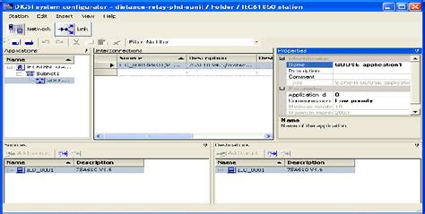 Goose Message Configuration View Of Distance Ied Via Digsi 480