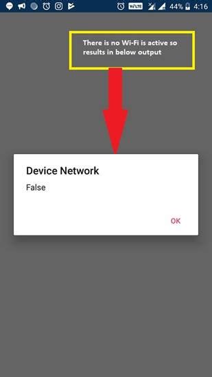 How To Check Internet Connection In Device Using Dependency Service