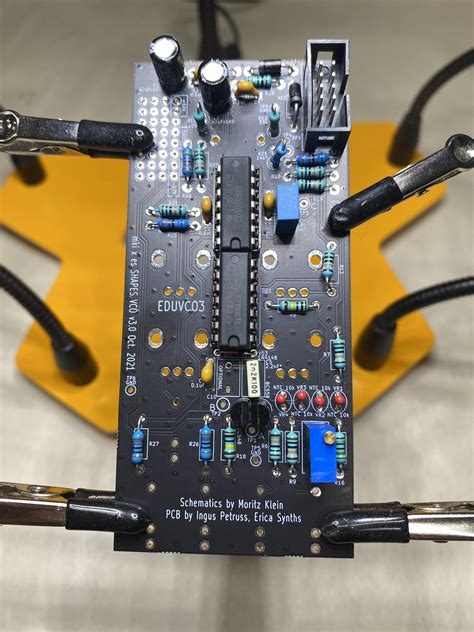 i m done with the components on the moritz klein erica synth edu vco