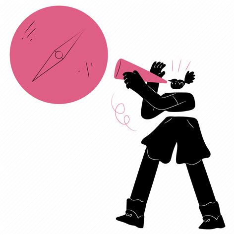 Navigation Directions Direction Location Search Woman Compass