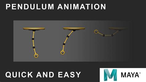 Quick Pendulum Animation Tutorial For Beginners Autodesk Maya Part 2