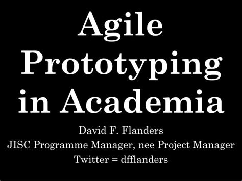Ppt Agile Prototyping In Academia Powerpoint Presentation Free Download Id 240963