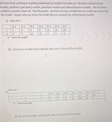 Solved We Have Been Working On Building Mathematical Models