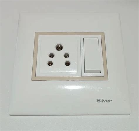 5A Silver White Single Module Electric Switch At Rs 30 Piece In Vasai Virar ID 2853170519888