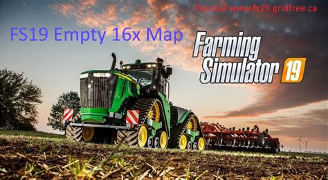 16x Empty Map V1 0 FS2019 Farming Simulator 2025 Mod LS 2025 Mod