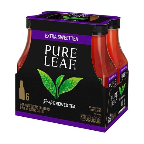 Buy Pure Leaf Real Brewed Tea Extra Sweet Tea 169 Fl Oz 6 Count From