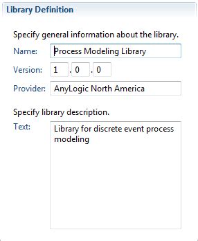 Library Editor AnyLogic Help