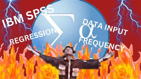Ibm Spss Data Input Frequency Regression Youtube