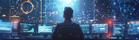 Devops Engineer Managing Cicd Stock Illustration Illustration Of