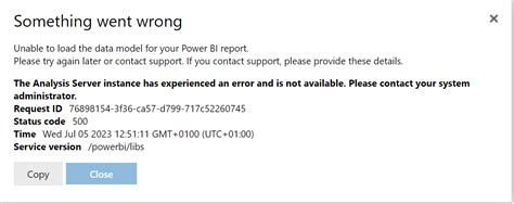 solved can t open or publish reports on pbi report server