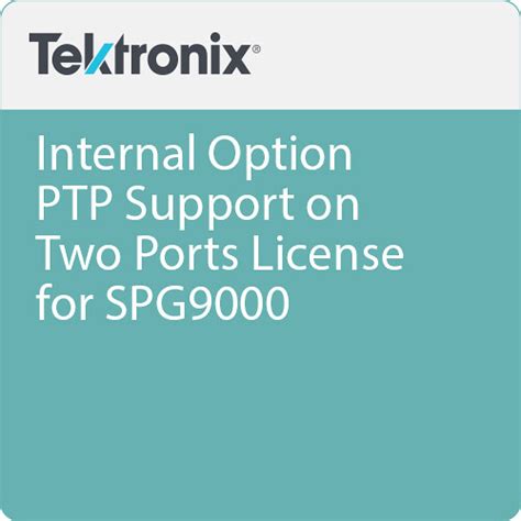 Telestream Two Port Ptp Support License For Spg9000 Spg9000 Ptp