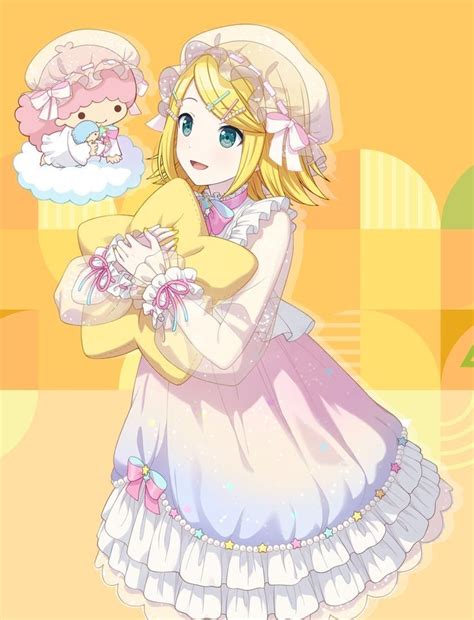 Pjsk Len Sanrio Collab Vocaloid Cute Drawings Vocaloid Characters