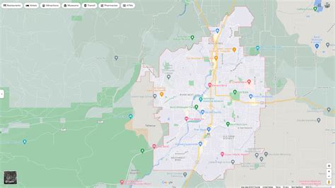 Bend Oregon Map United States