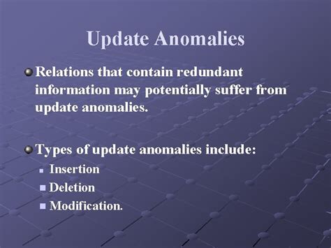 Normalization I Objectives Purpose Of Normalization Problems Associated