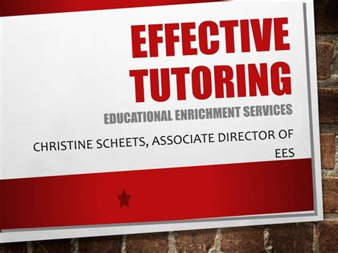 F15 Effective Tutoring Pptx
