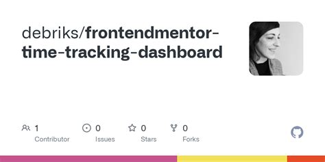 Github Debriksfrontendmentor Time Tracking Dashboard