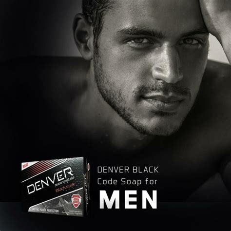 Denver Black Code Cologne Bathing Soap With Germ Protection And Powerful
