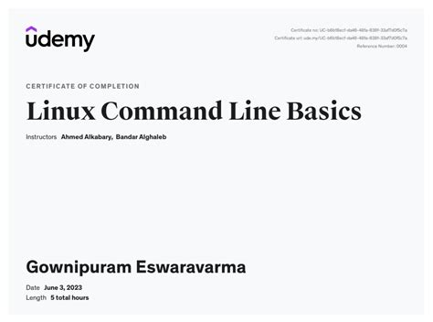 Eswar Varma Gownipuram On Linkedin Udemy Course Completion Certificate